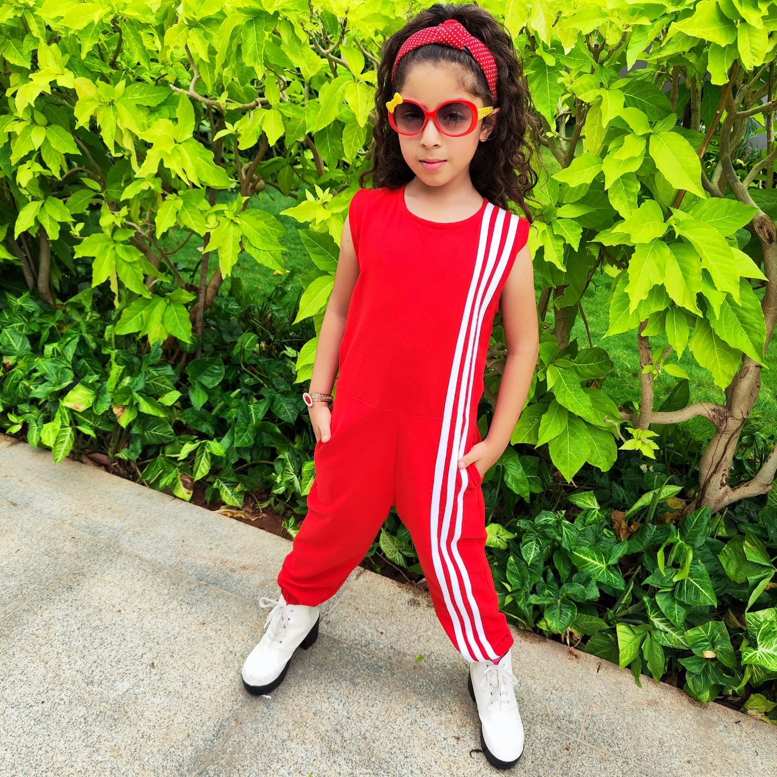 Red Alert Jumpsuit – Sassy Kids